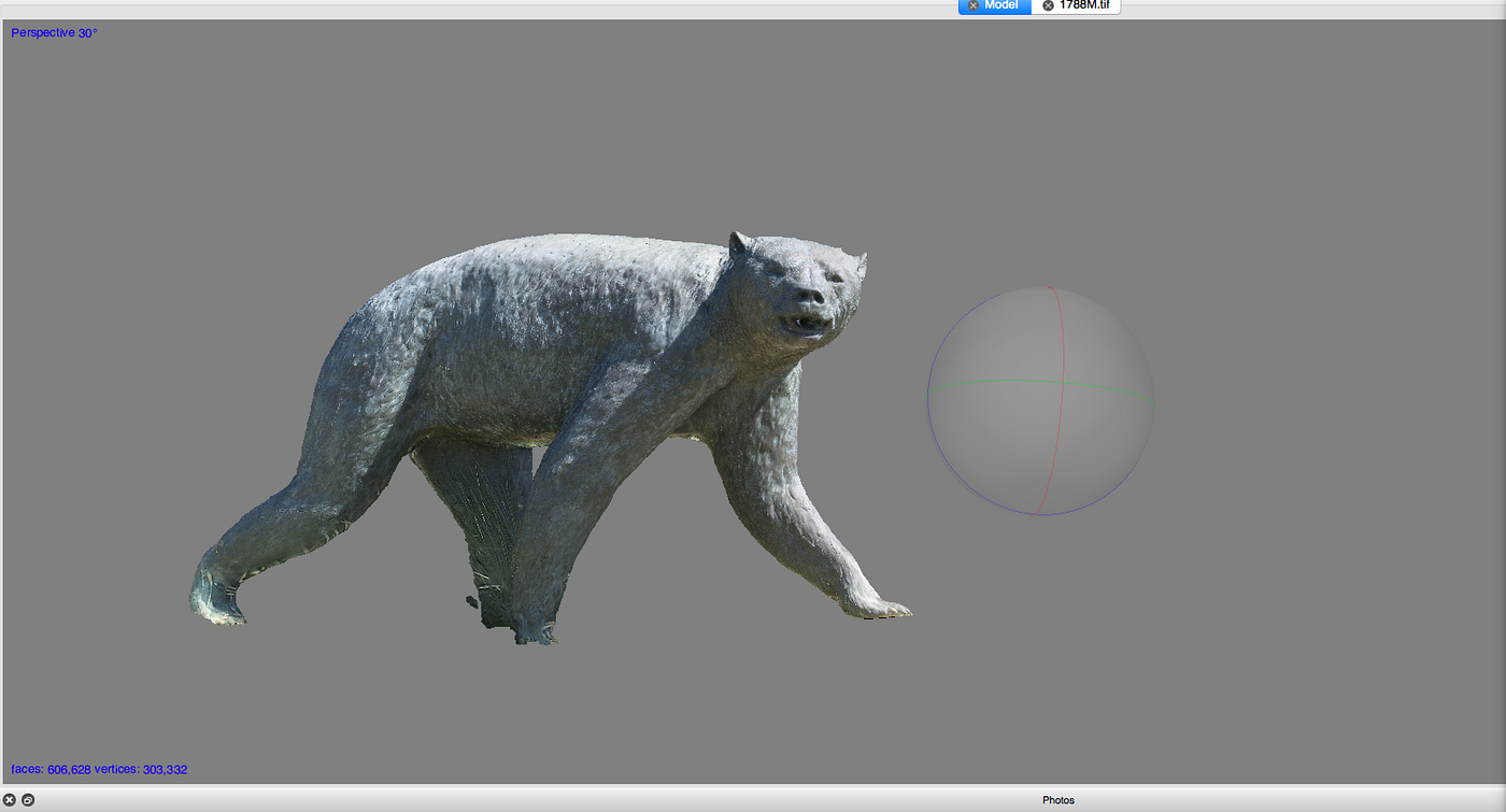 Photogrammetry: Short Faced Bear (Arctodus simus) 3D model | by Richy ...