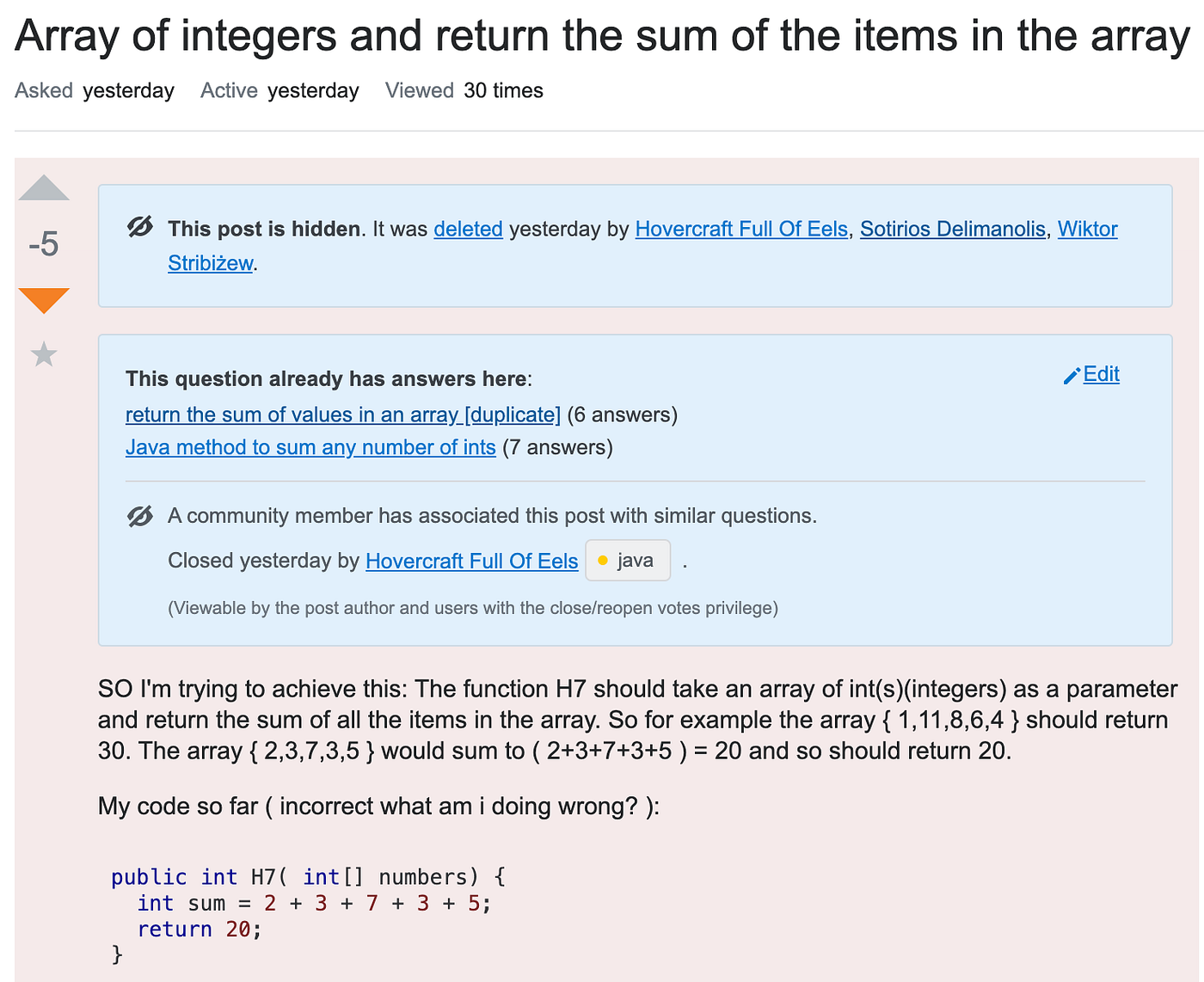The other side of Stack Overflow content moderation | by Sotirios ...