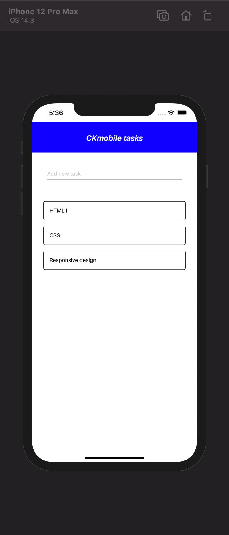 Expo React Native Todo Part 3 Create The Addtask Component To Insert By Ckmobile Codex