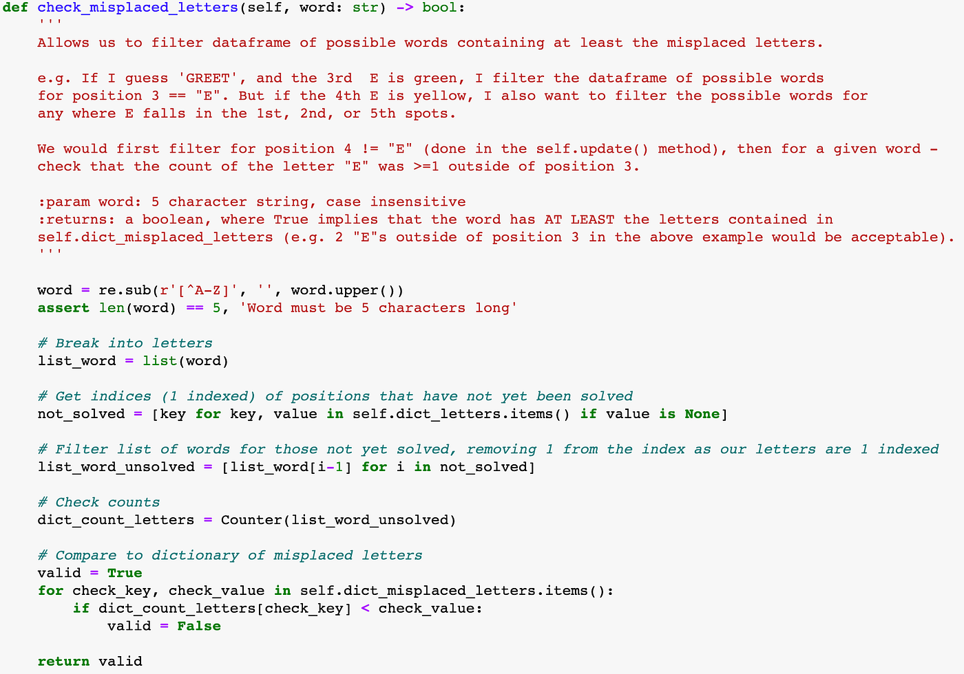 Building a Wordle Solver With Python | by Jack C | CodeX | Medium