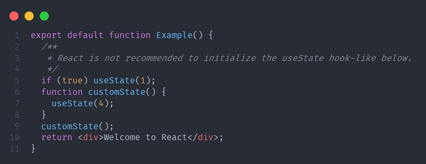 UseState Hook - Good and bad Practices | Medium