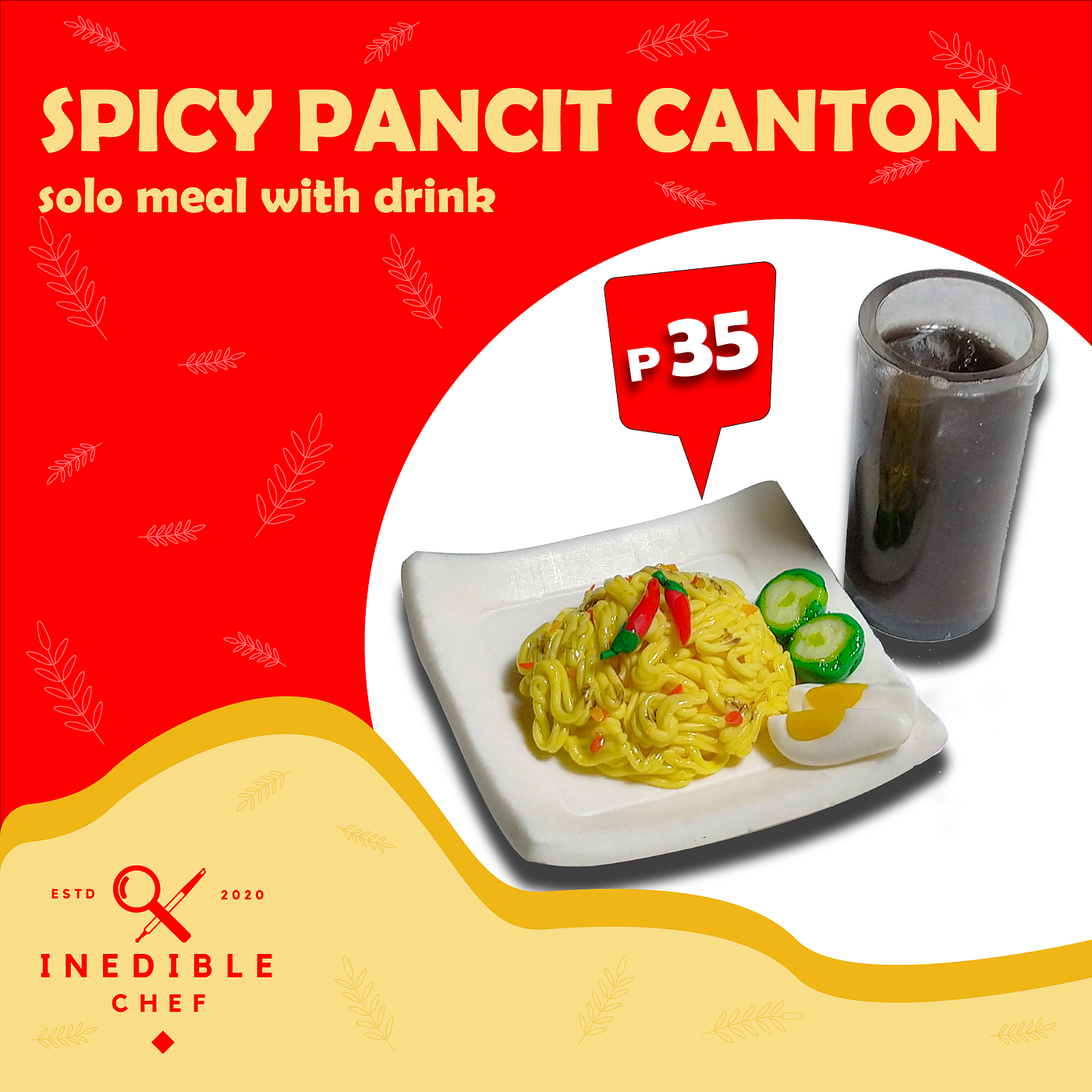 Food Miniature: Spicy Pancit Canton | by Inedible Chef | Medium