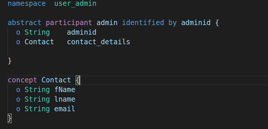 Domain Model File — in Hyperledger composer modeling language- Part2 | by Ankit Shukla ...