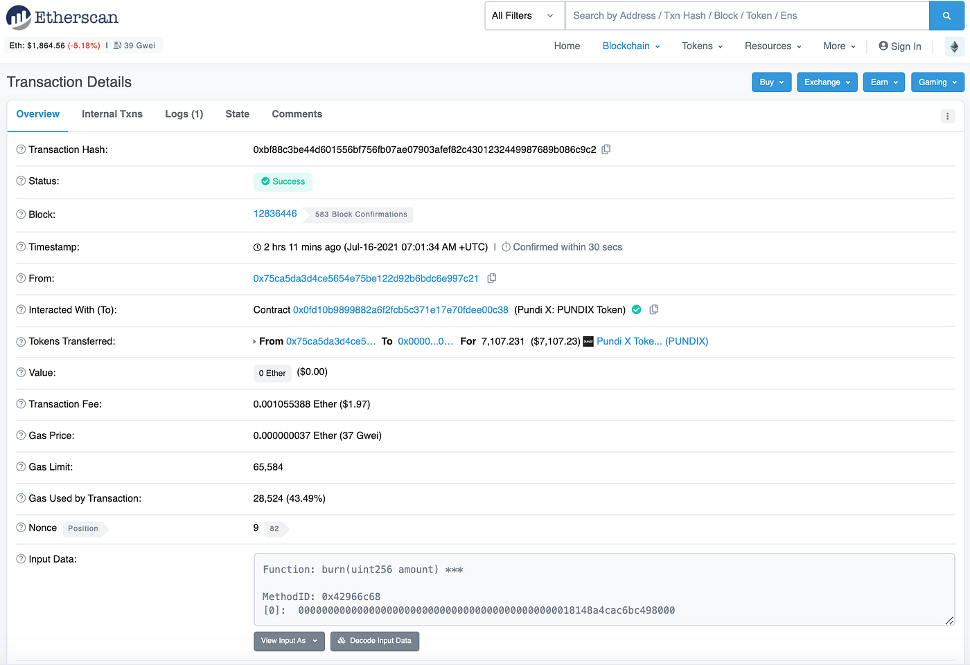 Q2 2021 Token Removal Report. The token removal for Q2 2021 has been ...