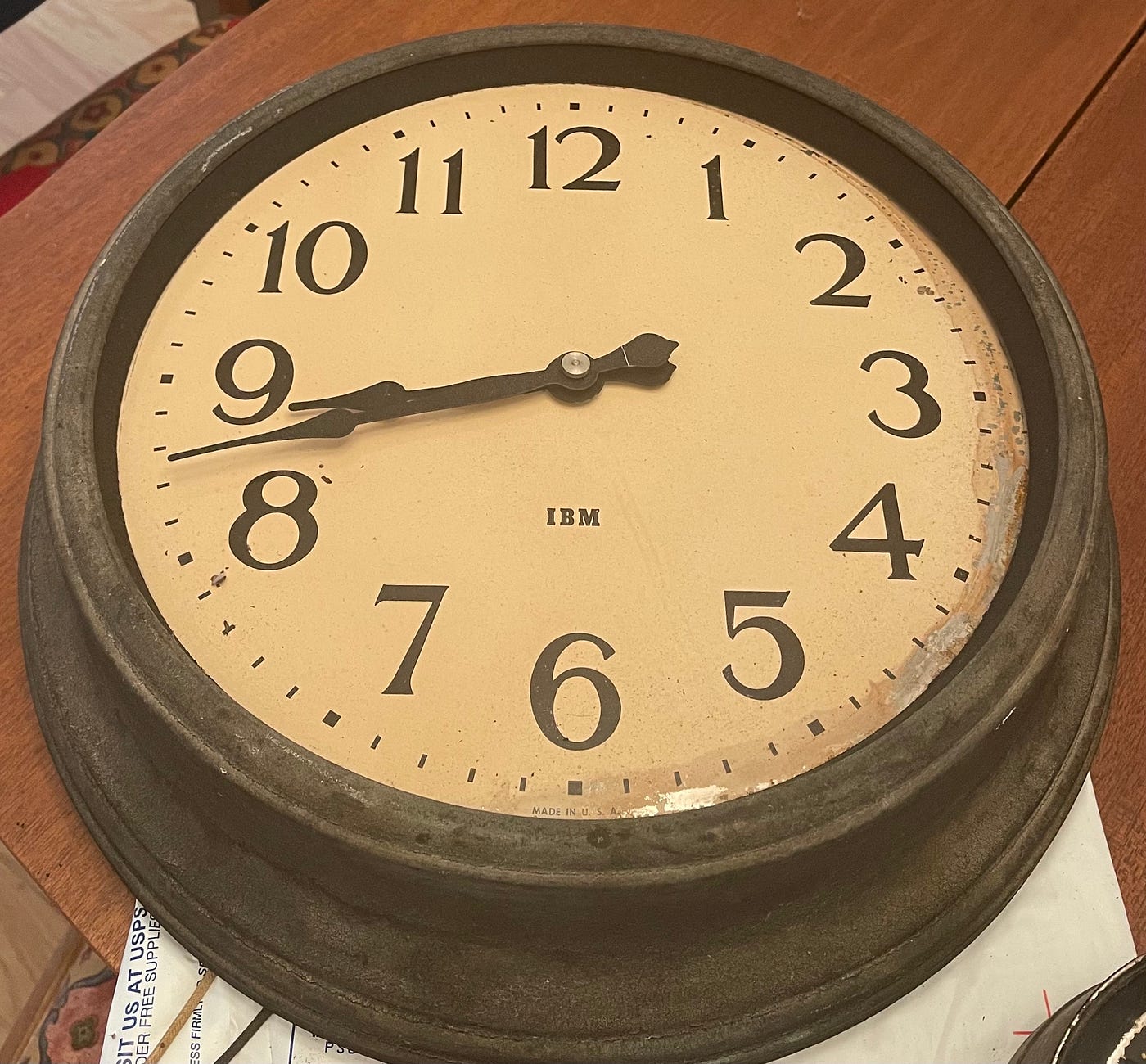 A Vintage IBM Clock. In its early days, IBM produced many… | by Steve ...