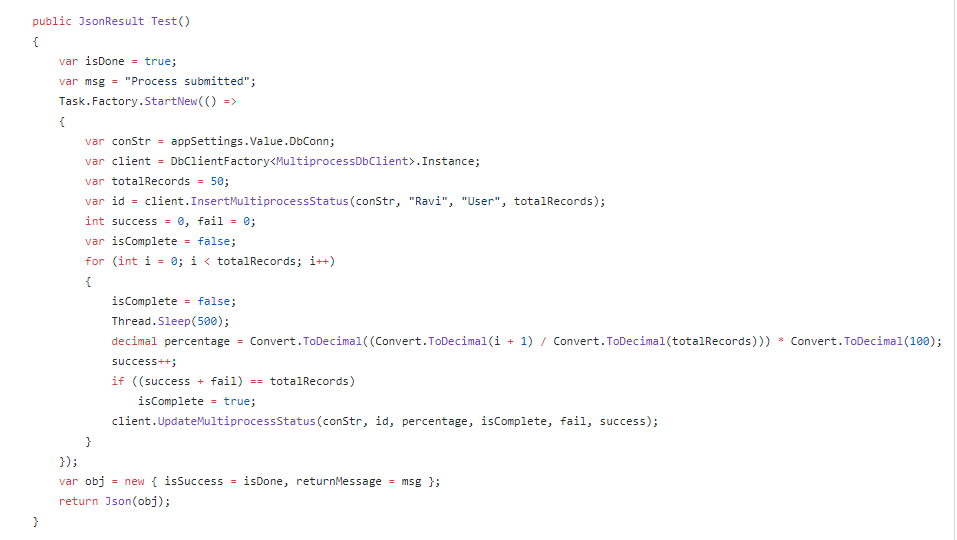 Multithreading Process with real-time updates in ASP.NET Core Web ...