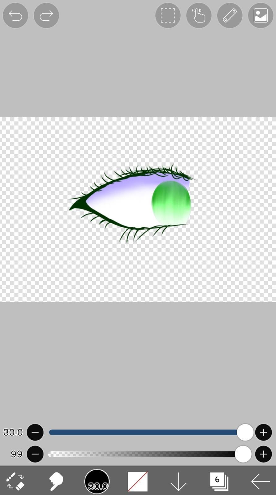 How To Draw An Eye Digital Art Ibispaintx Medium