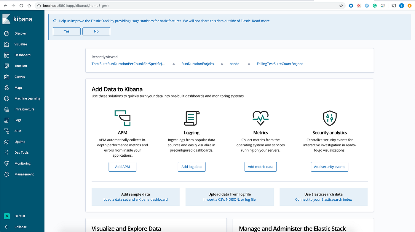 Using Elasticsearch and Kibana containers while learning Elasticsearch | by Selin Unal | Medium
