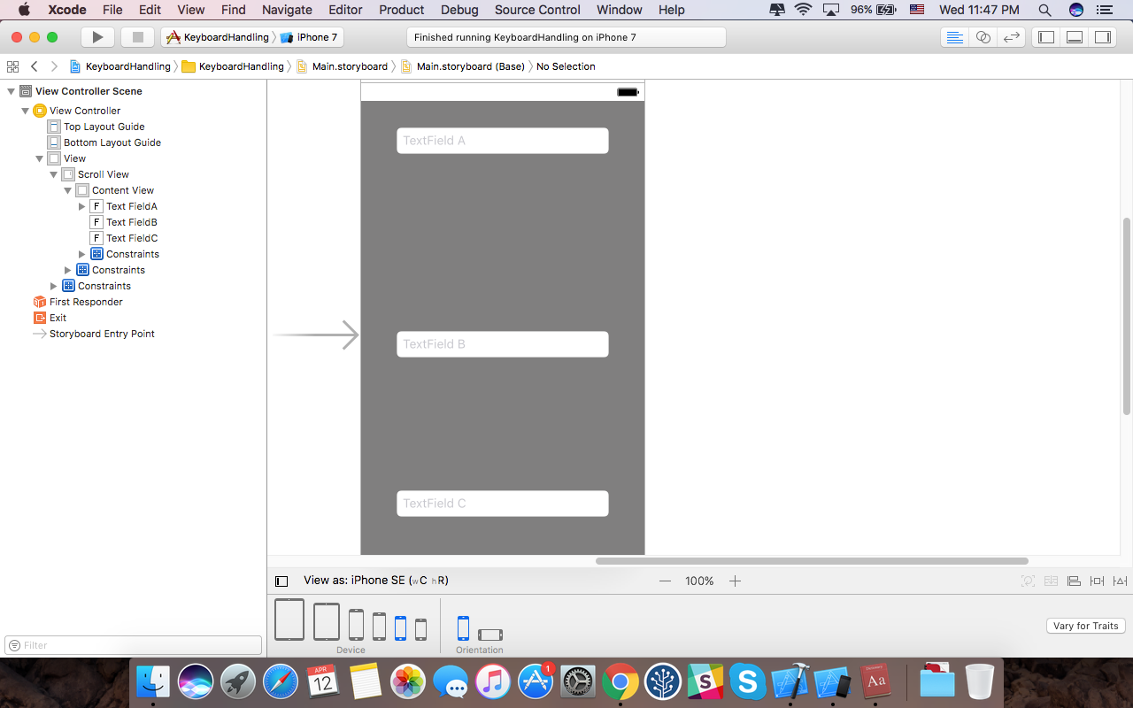 Autolayout For Scrollview Keyboard Handling In Ios By Andy Nguyen Medium