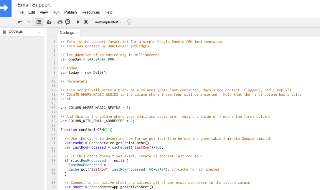 A Simple but Powerful CRM with Gmail, Google Sheets and Apps Script ...