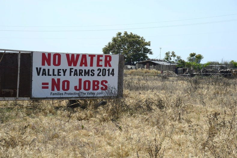 Food Grows Where Water Flows. Agriculture requires water, without… | by ...
