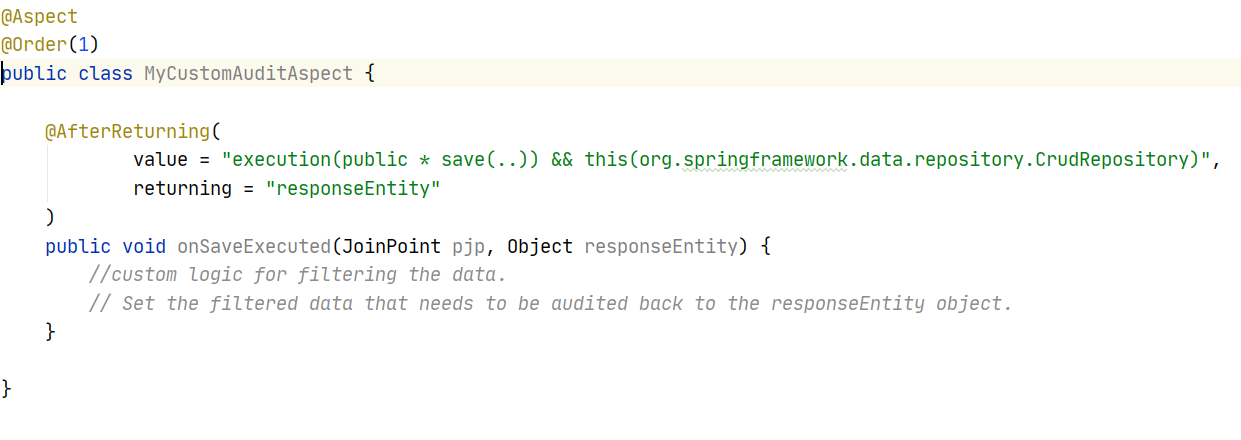 Customizing Javers audit behavior | Medium