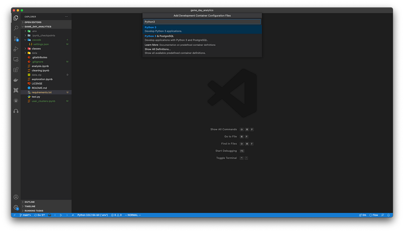 Deploying Dockerized Python Versions inside VS Code | by Drew Ipson ... Deploying Dockerized Python Versions inside VS Code | by Drew Ipson ...
