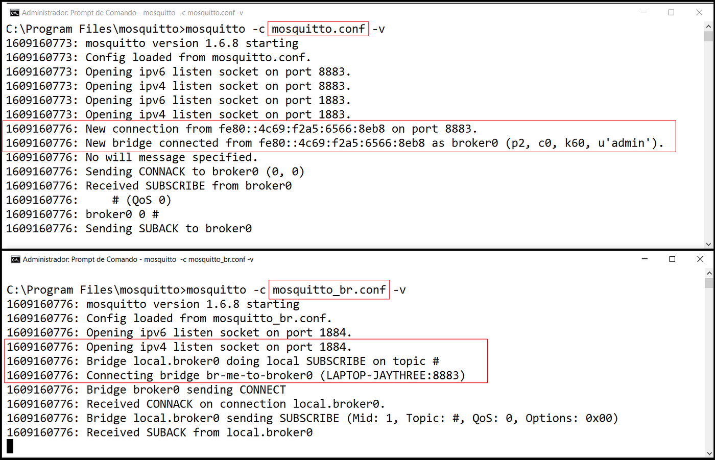 Mosquitto Bridge. How To Bridge Two Mosquitto Brokers —… | by J3 ...