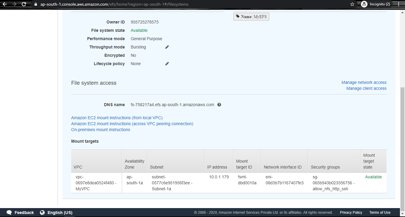 Deploy Webserver with CloudFront & EFS using Terraform | by Saurabh Agarwal | Medium