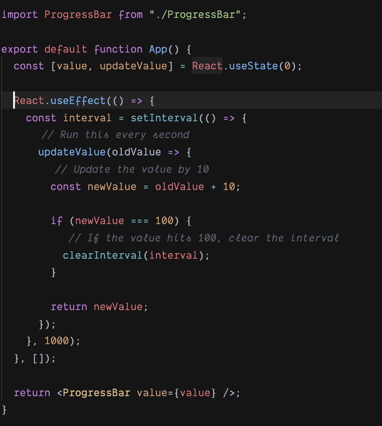 Building A Progress Bar Component Using Reactjs And Styled Components By Abinav Seelan Campvanilla