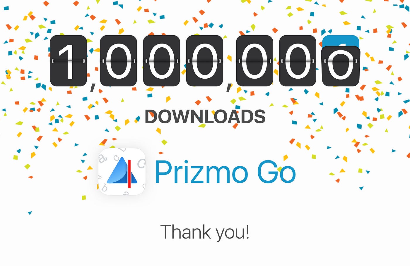Prizmo Go: One Million Downloads. Phew, What a year! | by Creaceed | Medium