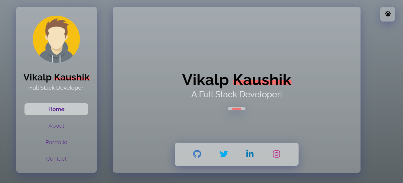 Now You Can Build Your Portfolio in Glassmorphism UI/UX Design. | by ...