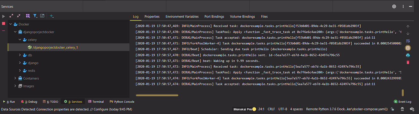 Setting up Django project with Docker, Redis, Celery and setup Pycharm(Professional) IDE | by ...