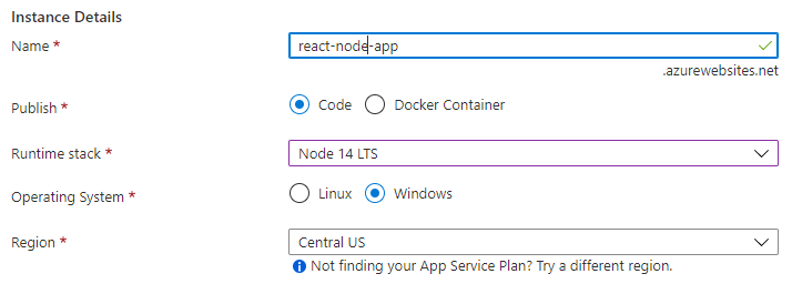 Deploying An Express Nodejs React App With Typescript To Azure Web