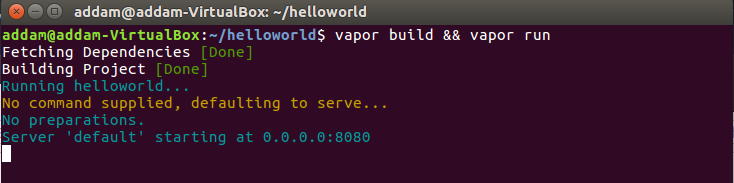 Getting started with Vapor and Swift On Ubuntu 16.04 | by Addam Bell | Medium