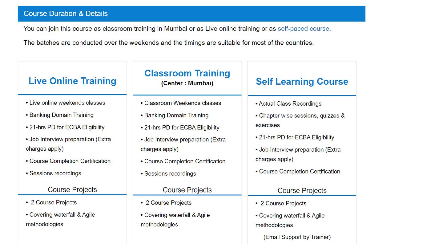 ECBA Certification Training | ECBA Training — Techcanvass | by ...