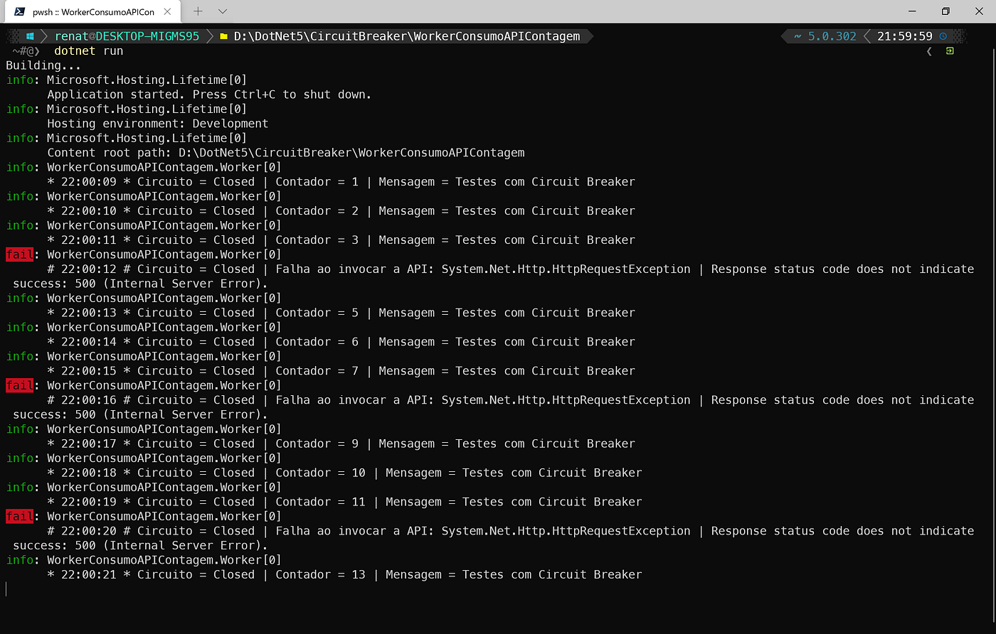 Tratamento de Falhas com .NET + Polly: implementando o padrão Circuit Breaker | by Renato Groffe ...