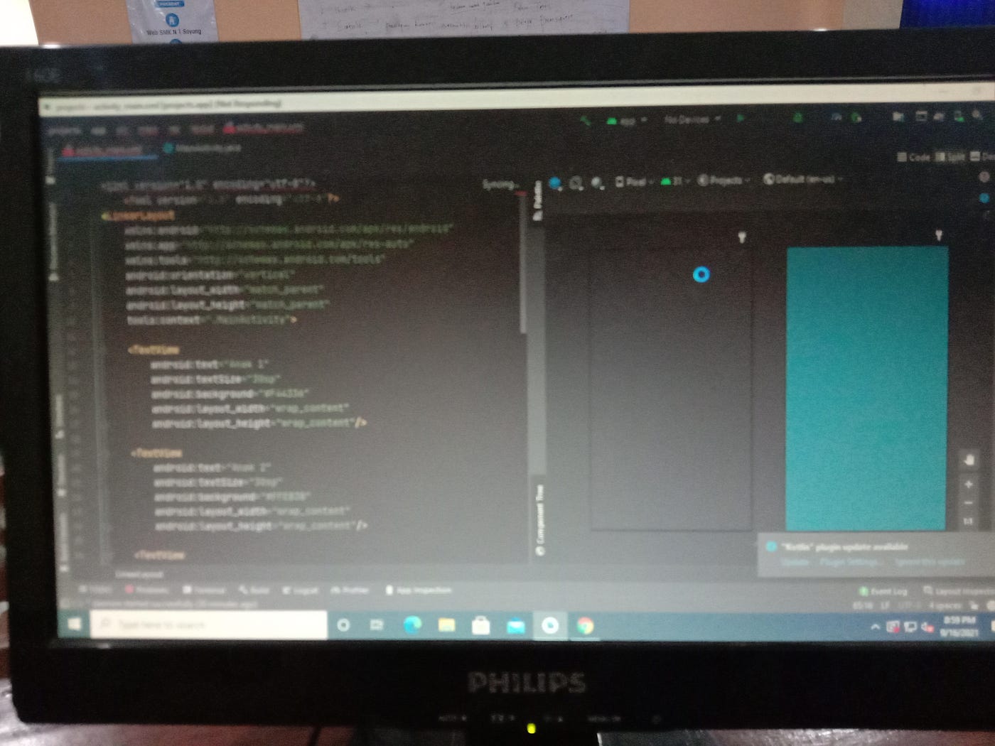 Cara mengupdate project di androit studio ke project pekan 2 di github ...