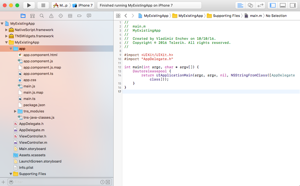 Extend Your Existing Ios App With Angular 2 And Nativescript By Vladimir Enchev Medium
