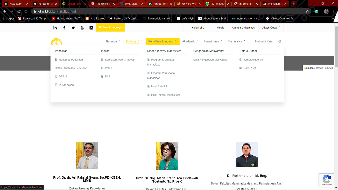 Redesigning IT. Del Website by Analyzing Other Campus Website | by Noel ...