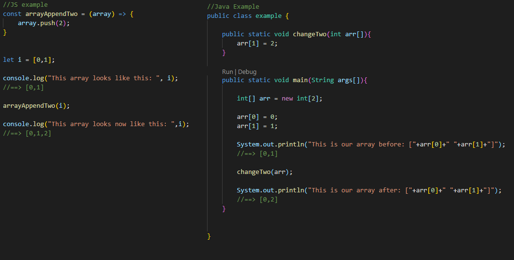 Passing By Reference Vs Passing By Value A Comparison Between Cc And Java And Javascript