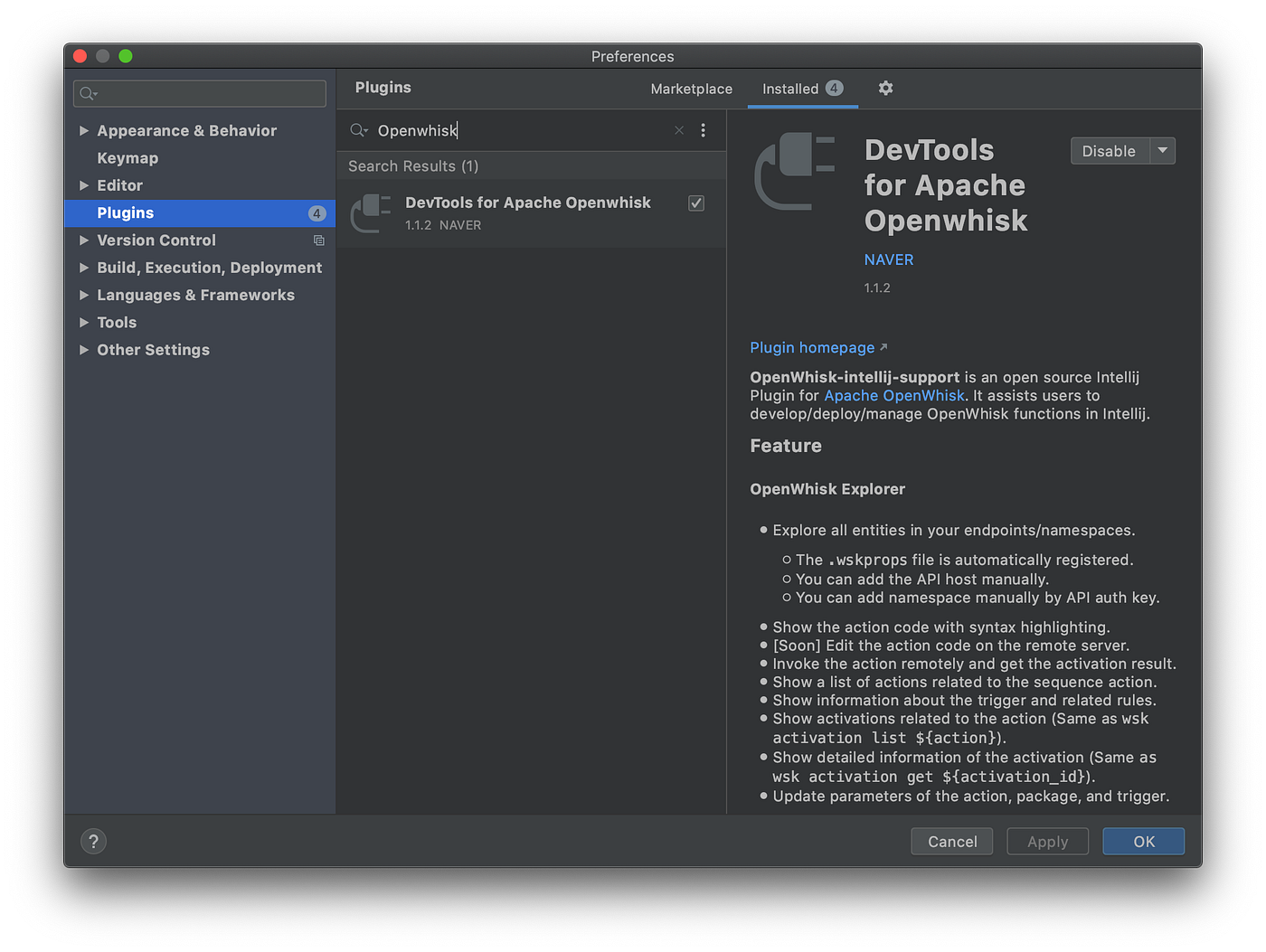 Introducing Jetbrain IDE plugins for Apache OpenWhisk | by KeonHee | Apache OpenWhisk | Medium