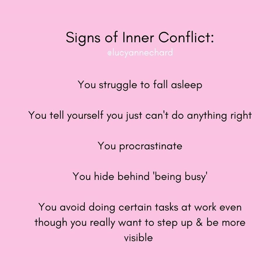 Signs You Have Unhealed Inner Conflict | by Lucy Anne Chard | Medium