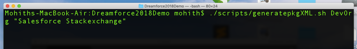 Auto Generate package.xml For Salesforce Application Development & Deployment | by Mohith ...