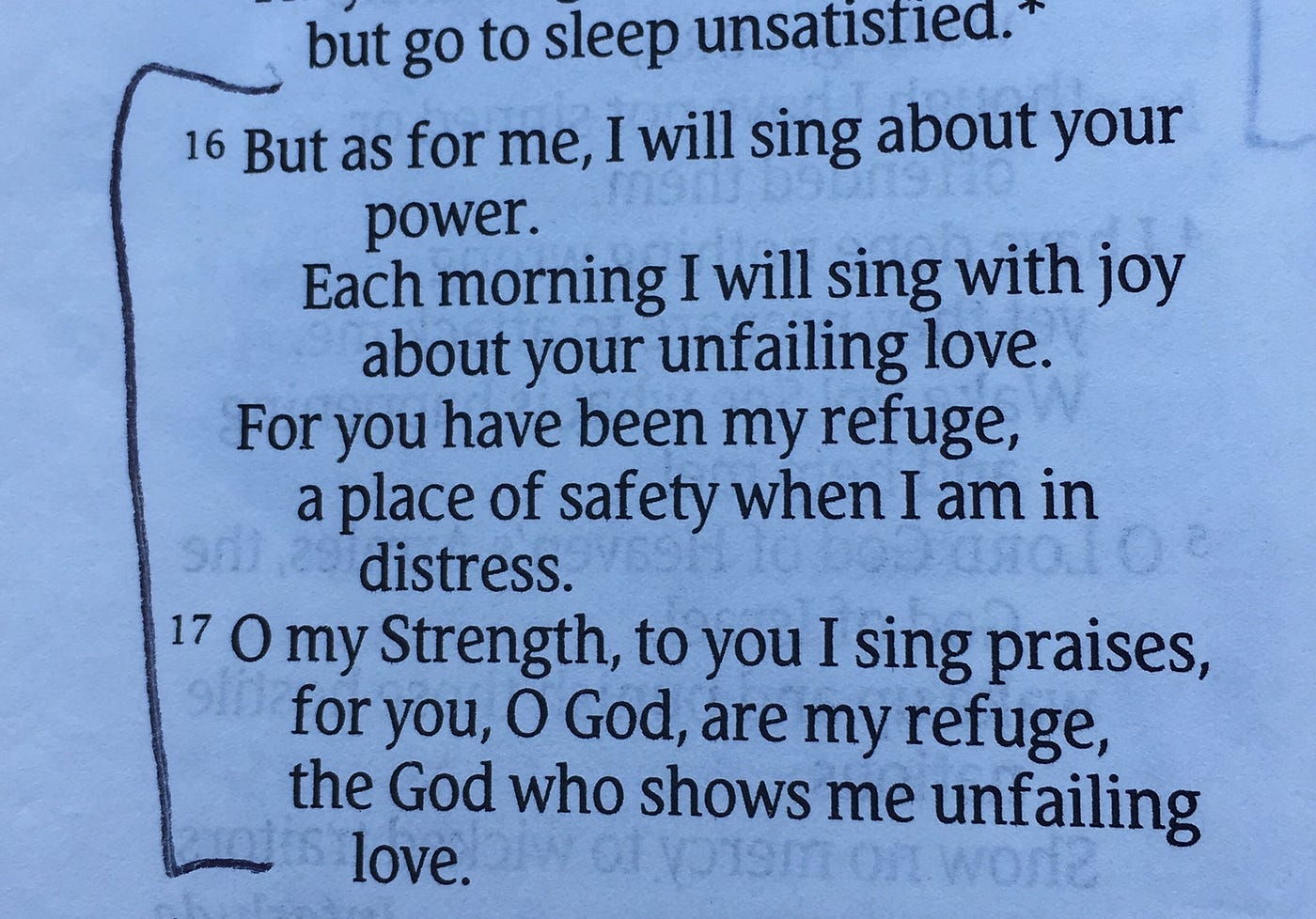 Hunted Down Psalm 59 NLT By Linda Carlton Medium