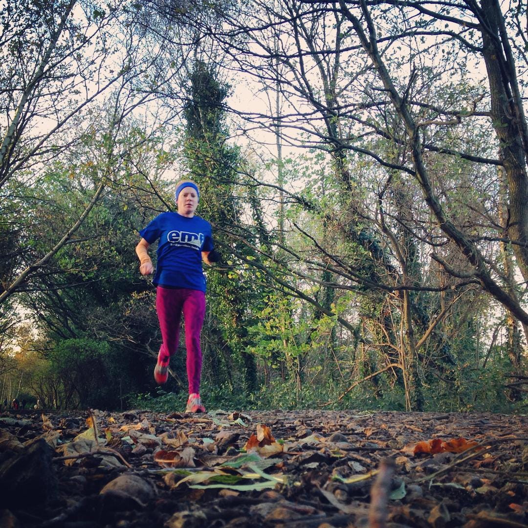 The art of the running selfie. Mainsteam media would have you believe ...