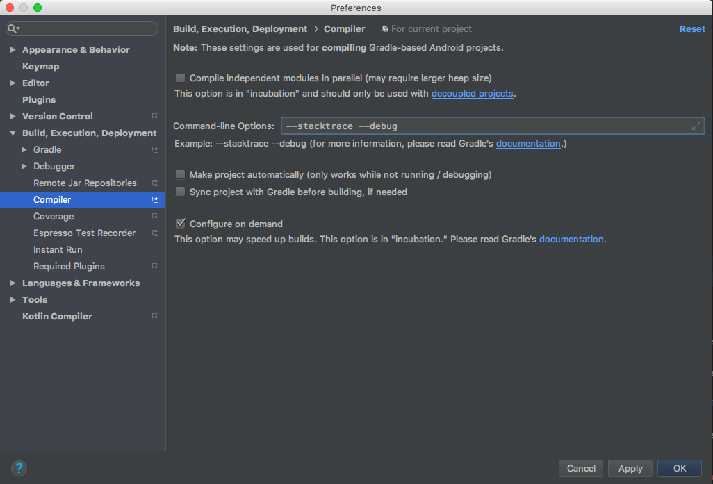 Android Studio 3.1 — Finding Useful Error Log Output | by Jongz Puangput | Medium