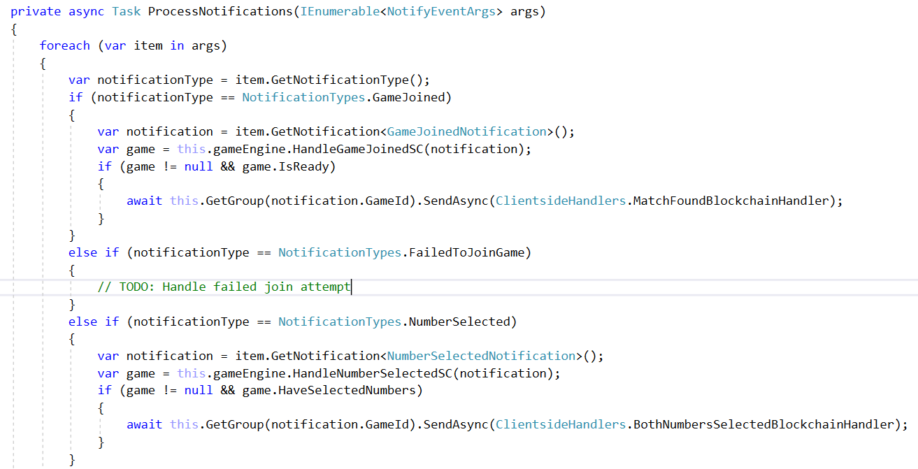 Creating a turn based game with NeoContract, ASP.NET Core, SignalR and ...