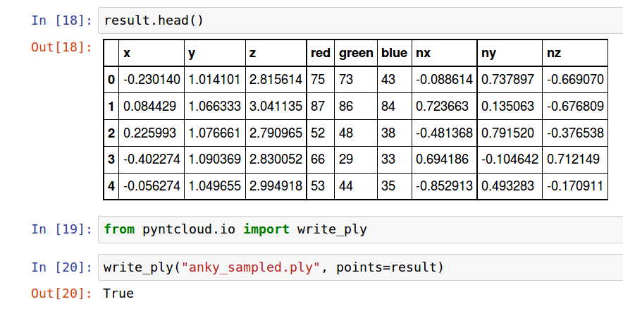 3D point cloud generation from 3D triangular mesh | by David de la ...