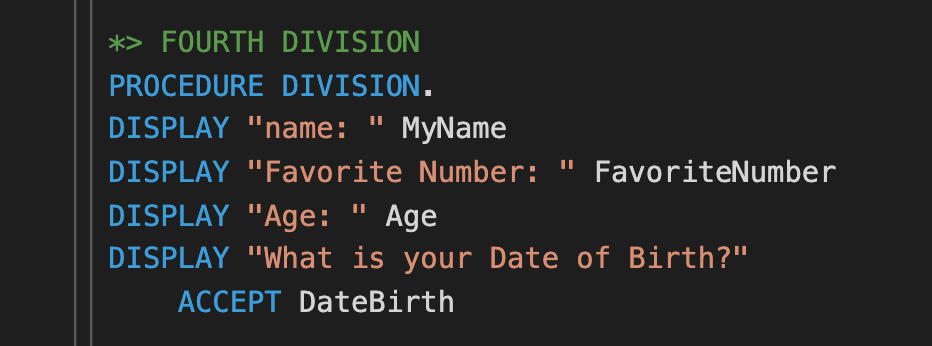 The basics of COBOL programming language. | by Sebastian De Lima | Medium