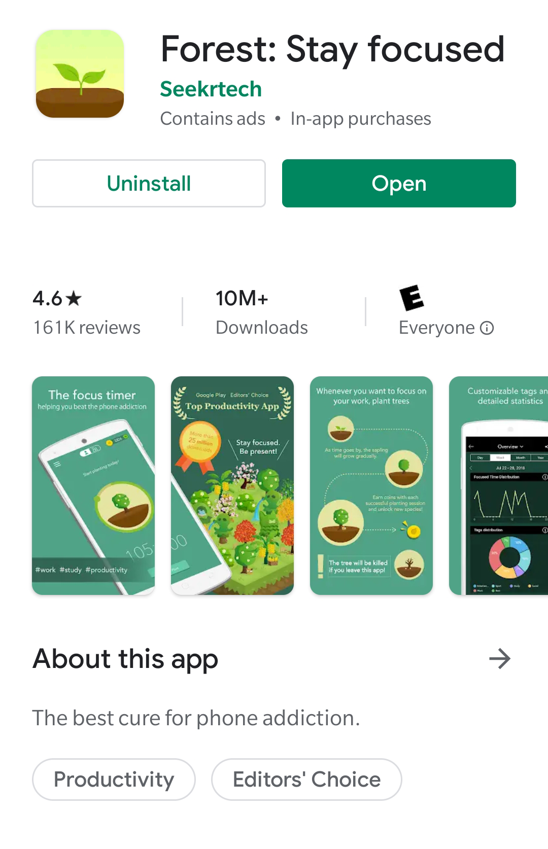 Forest App: Design Critique. Forest is an app that helps people to ...