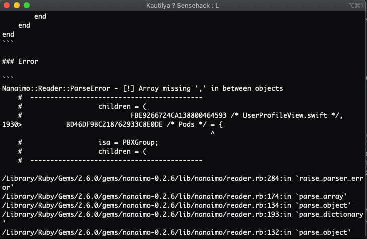 Xcode .xcodeproj merge debugging. Merge strategy for file “. xcodeproj” | by Kautilya Save | Medium