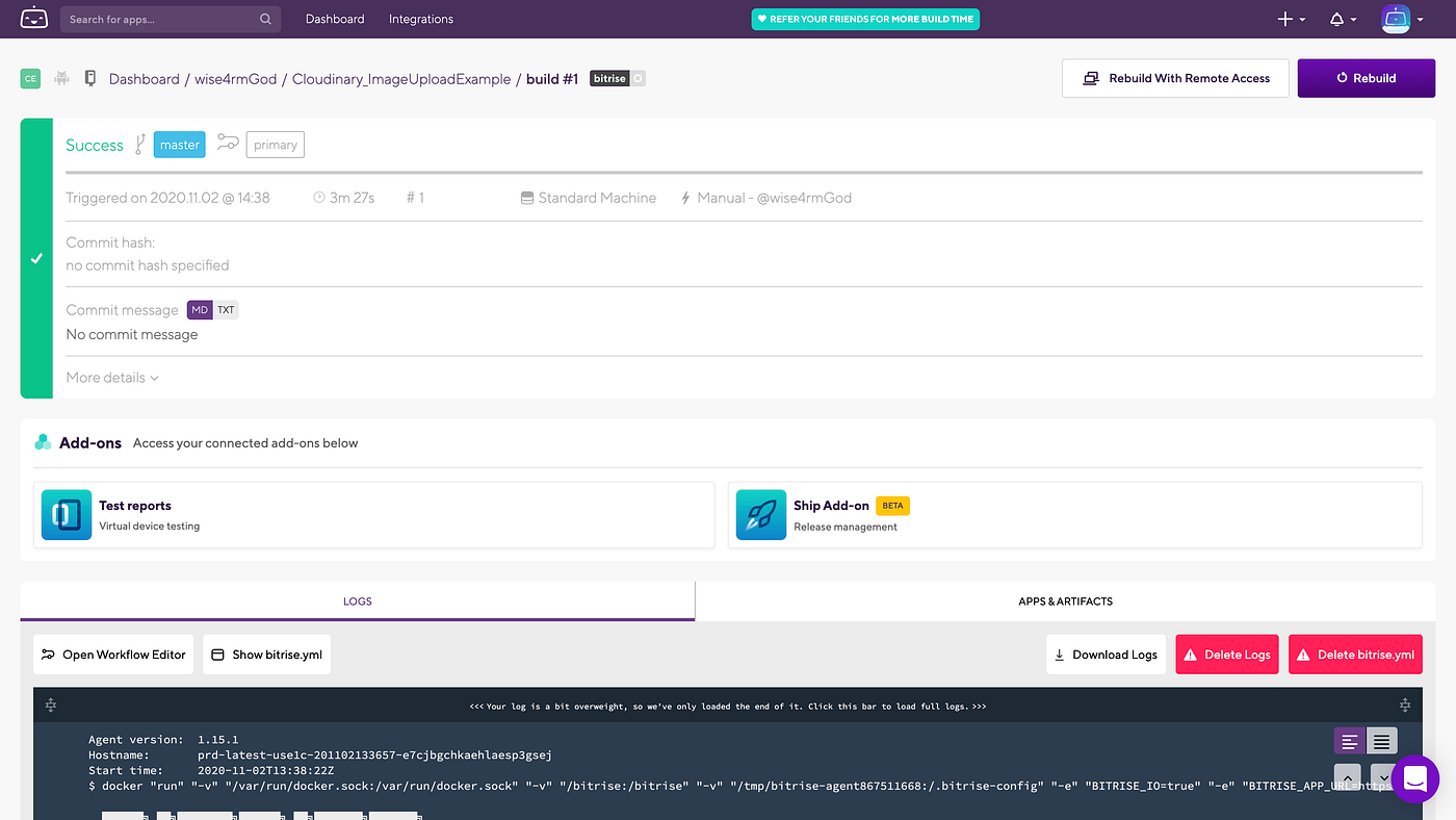 Setting up a Bitrise CI Pipeline for Android | by Nwokocha Wisdom Maduabuchi | The Startup | Nov ...