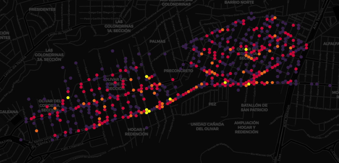 Hexbin Map con QGIS. Un Hexbin Map es un mapa de densidad de… | by ...