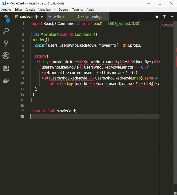 Usando Prettier com VS Code e create-react-app | by juliocarneiro | React Brasil | Medium