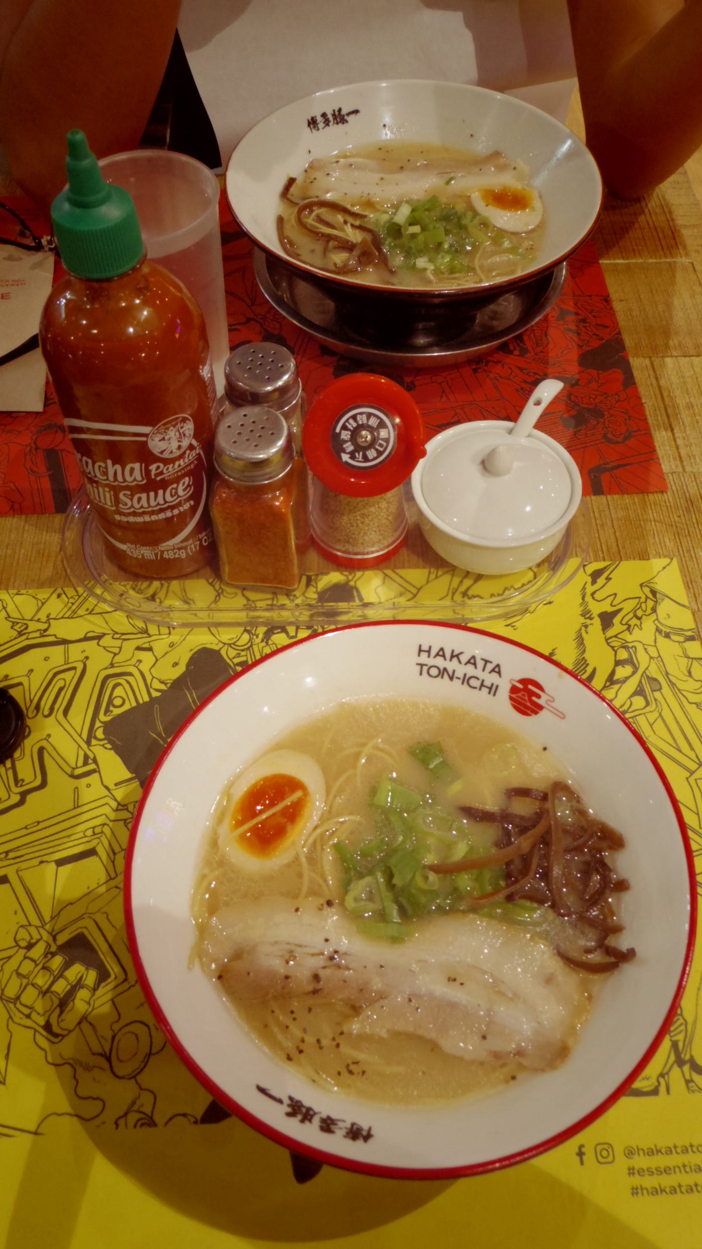 Why I walked in Hakata Ton-ichi. “Ramen?” I suggested. I remembered I ...