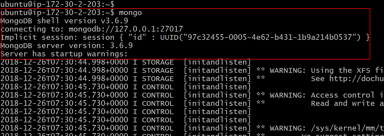 Install And Run Mongodb In Amazon Ec2 And Run Shell Commands On Ec2 From