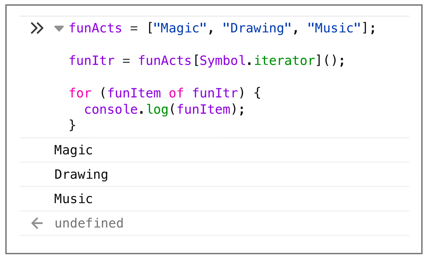 Re-visit JavaScript Iterations (using Iterators and Generators) | by Arindam Paul | Nerd For ...