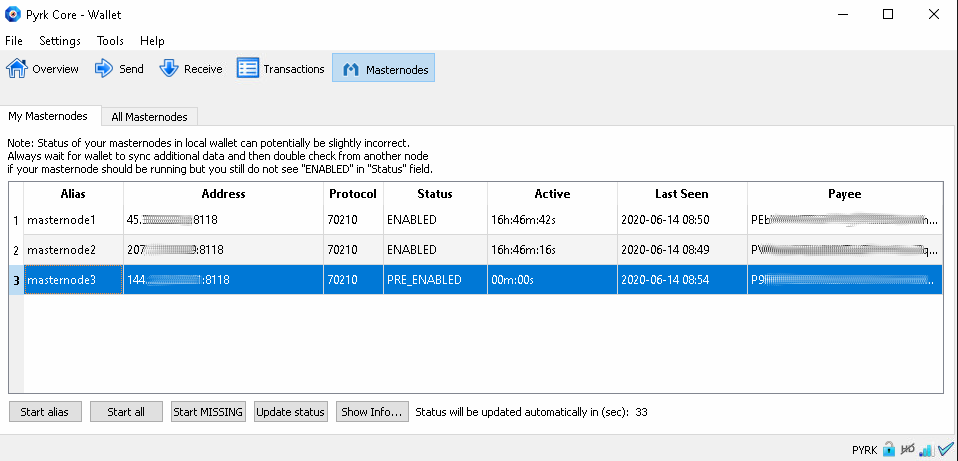 PYRK Masternode Setup Guide for Windows | by CryptoMarketSpy | Medium