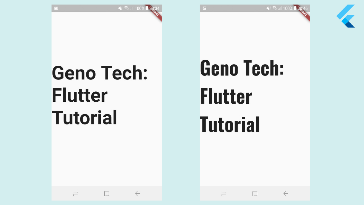 Flutter How to Use Custom Fonts & Google Fonts | by Geno Tech | App Dev Community | Medium